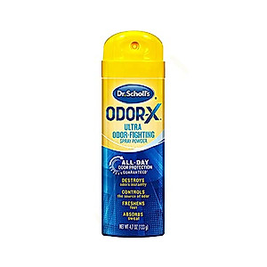 Dr. Scholl's Odor-X Odor Fighting Spray Powder 4.70 oz (Pack of 9)