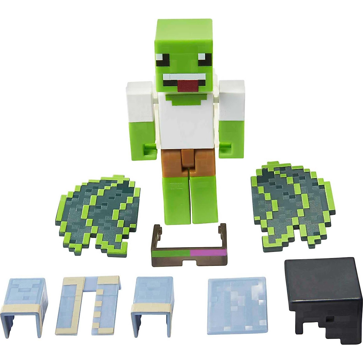 Mattel Minecraft Creator Series Party Shades Figure, Collectible Building Toy, 3.25-inch Action Figure with Accessories, Gift for Ages 6 Years & Older