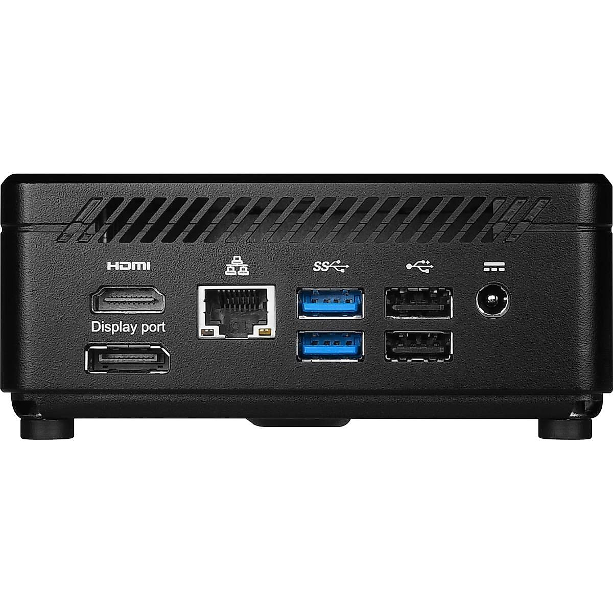 MSI Cubi 5 Mini PC, Intel Core i5-10210U, 8GB Memory, 256GB SSD, WiFi 6, BT 5.1, USB Type-C, Dual Display, Silent, Black, Windows 11 Home (10M-647US)