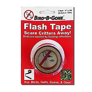 Bird B Gone MMFT-050 Flash Tape Bird Deterrent 1" x 50 ', 3 Packs of 1