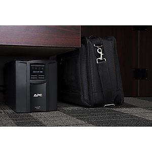 APC Smart-UPS 1500VA UPS with SmartConnect, Pure Sinewave UPS Battery Backup, Line Interactive, 120V Uninterruptible Power Supply (SMT1500C), Black (Renewed)
