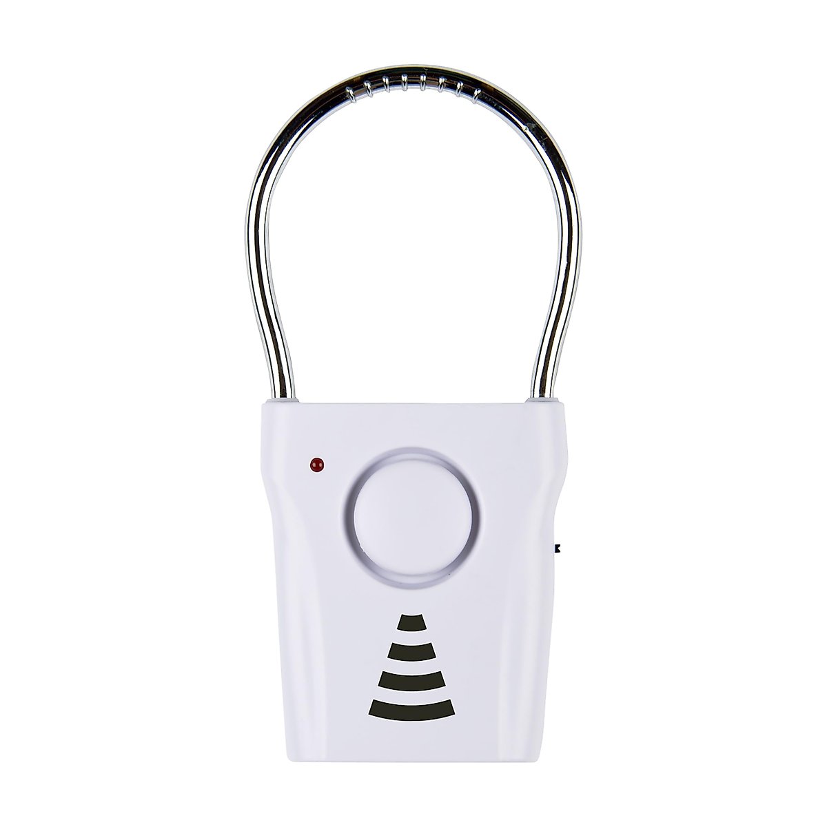 SABRE 110dB Door Handle Alarm, Extremely Loud Wireless Alarm Audible Up To 680 Ft Away, Hangs Off Door Knob or Handle, Vibration-Triggered Home Security Alarm, 3 Adjustable Settings, Great for Travel