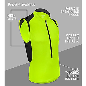 AERO|TECH|DESIGNS | Men's PRO Sleeveless Cycling Jersey | Large | Charcoal