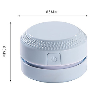 Mini Portable Handheld Cordless Tabletop Crumb Sweeper Desktop Vacuum Cleaner Black