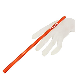 Trump Straws (New Version Reusable Straws)- Approved Red and White Party Reusable Plastic Drinking Straws BPA free - Pack of 10