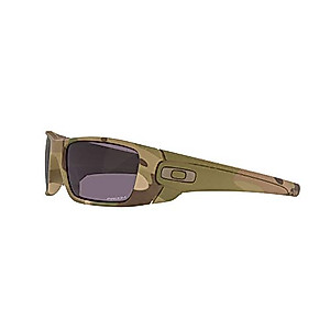 Oakley Men's OO9096 Fuel Cell Rectangular Sunglasses, Multi Camo/Prizm Grey, 60mm