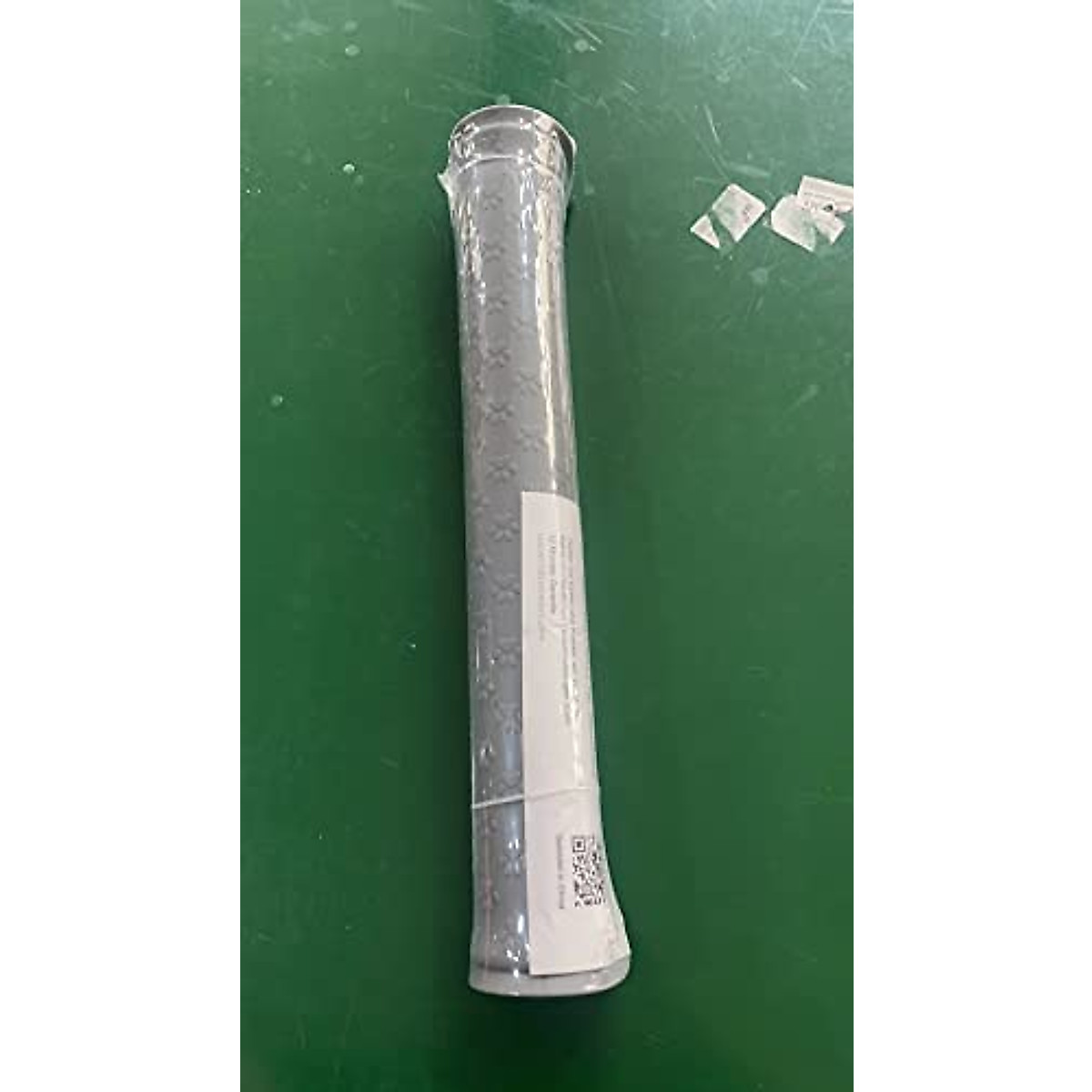 Coomazy Cat & Dog Food Mat, Sillicone Waterproof Pet Bowl Placement Tray to Stop Food Spills and Water Messes Out to Floor (M: 18.9x11.8in, Grey)