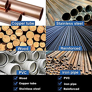 Bdmetals 10 Piece Hacksaw Replacement Blades 12” High Speed Metal Cutting Hacksaw Blades with 24 Teeth Per Inch