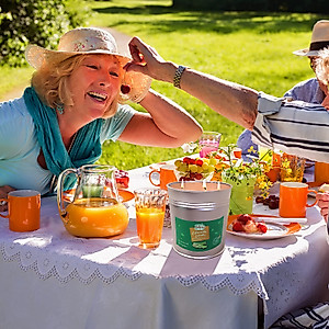 Large 3 Wicks Bucket Citronella Candle for Outdoor Camping Natural Soy Wax Bugs Away Fly Off Lemongrass Scented Candle for Indoor Porch Backyard Deck Garden Outside Picnic Party Wedding Tabletop