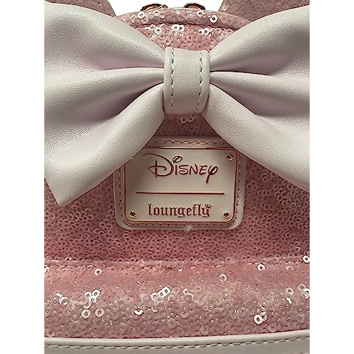 Loungefly Disney Minnie Mouse Cotton Candy Sequin Mini Backpack