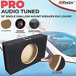 Atrend 10SME 10” Single Sealed / Shallow Mount Subwoofer Enclosure