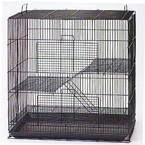 30" Small Animal Cage Sugar Glider Chinchilla Ferret Rats Critters Cage, 30" Length x 18" Depth x 24" Height