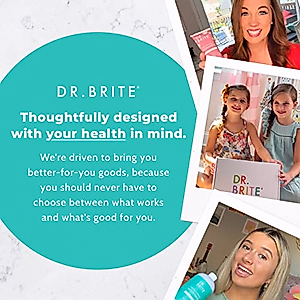 Dr. Brite Natural Whitening Mouthwash, Alcohol-Free, Doctor Formulated to Prevent Bad Breath - Mint, 16 oz