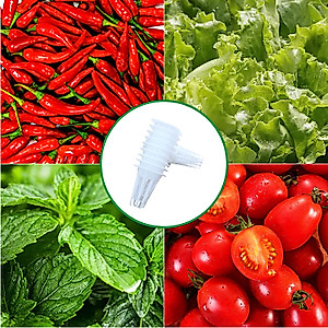 Haovegfloer 30 PCS Grow Baskets for Indoor Hydroponics Supplies,Hydroponics Garden Accessories for Partly QYO, LYKO,Idoo Hydroponic Garden System (Square)