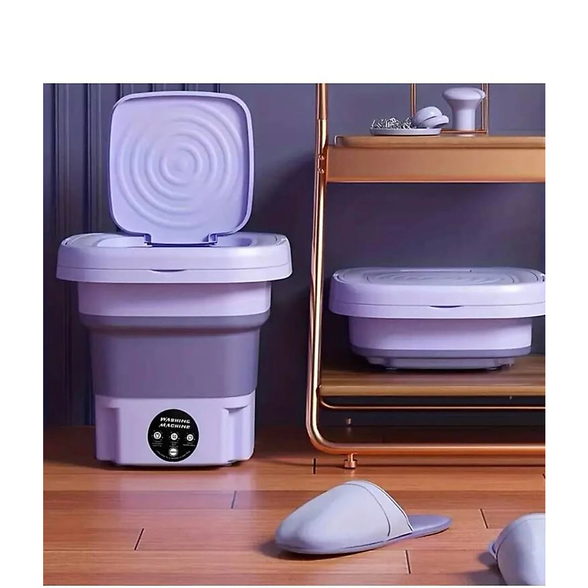 Portable Folding Washing Machine Household Small Fully Automatic Laundry Pantyhose All-in-One Machine