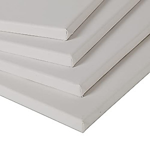 Zingarts Canvases for Painting 9x12Inch 6-Pack,100% Cotton Primed Painting Canvas Panels, Stretched Canvas Boards is for Professionals,Students & Kids, for Acrylic Paint, Oil, Watercolor, Gouache