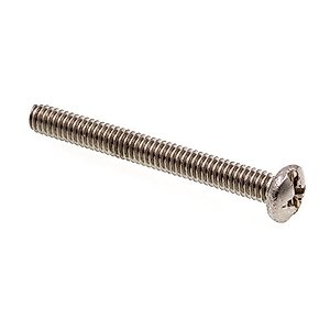 Prime-Line 9008832 Machine Screw, Pan Head, Slotted/Phillips Combo, #8-32 X 1-1/2 in, Grade 18-8 Stainless Steel, Pack of 25