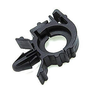 Woodzdon 30 Pcs 1/2" OD 11/32" ID Wire Loom Routing Clip Retainer for GM 8911473 for Auveco 14544 Black Nylon Convoluted Conduit Wiring Harness for Buick for Cadillac for Chevrolet for GMC for Pontiac