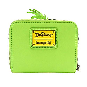 Loungefly x Dr. Seuss The Grinch Cosplay Zip Around Faux Leather Wallet