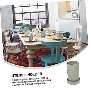 RORPOIR Ceramic Drainer Cutlery Pan Ceramics Household