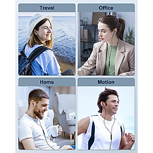 WYHOO USB C Headphones, USB Type C Earbuds Magnetic Wired Earphones with Microphone for iPhone15/15pro/15pro max, ipad pro,Samsung Galaxy S23 S22 S21 S20 Ultra,Note 10 20, Pixel 7/6/6a Oneplus