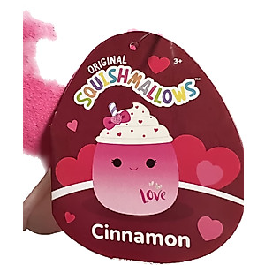 Squishmallows 8 Inch Cinnamon The Shake Plush with Love On Belly - Join The 2023 Valentine's Day Squad Stuffed Animal Toys
