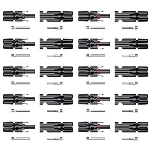 RICH SOLAR 10 Pairs Solar Connectors