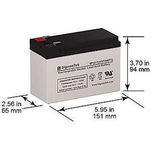 ADT Security 12V7AH Alarm Battery (Replacement)