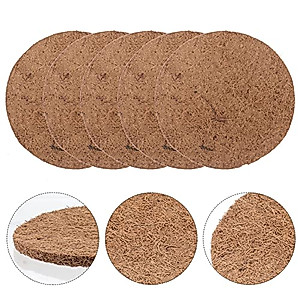balacoo Natural Pigeon Egg Pads- 10Pcs Fiber Substrate Bird Nest, Bird Nest Mats Classic Bird Nest Pads, Racing Pigeon Breeding Eggs Mat for Finch Chicken Bird Nesting Materials
