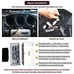 Road Top Android 12 Car Stereo 10.25" Car Touch Screen for Mercedes Benz C GLC Class W205 2015-2018 Year Car with NTG5.0, 8GB+128GB Support Wireless Carplay, Global Weather,OTA Upgrade,Voice Control