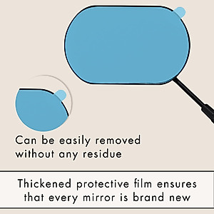 Embagol Lash Mirror Extra Large Makeup Mirror for Eyelash Extensions Detachable Stainless Steel Square Round Lash Extension Accessories(Black)