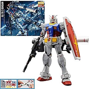 Bandai Hobby MG Gundam RX-78-2 Version 3.0 Action Figure Model Kit, 1:100 Scale