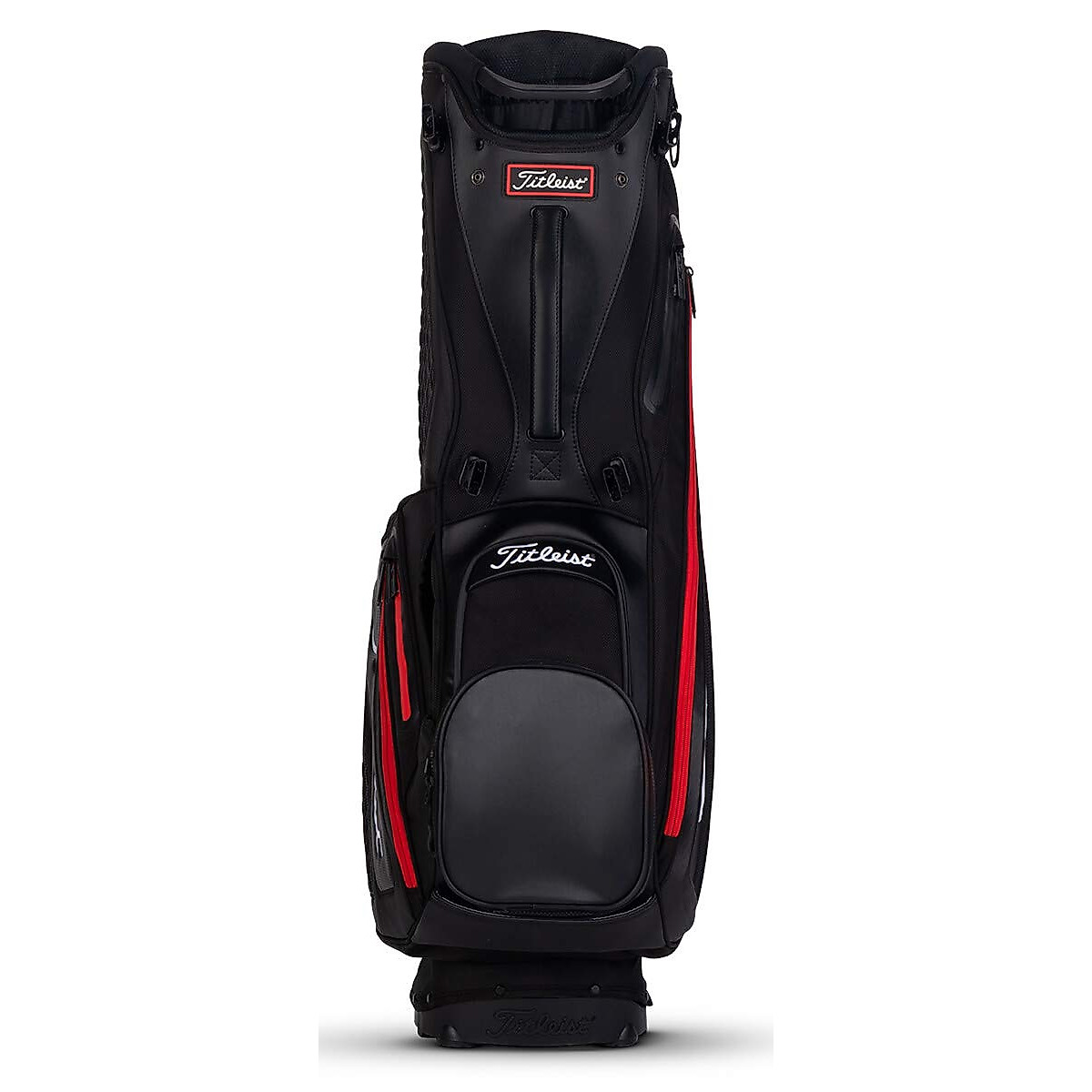 Titleist Premium Stand Golf Bag Black/Black/Red