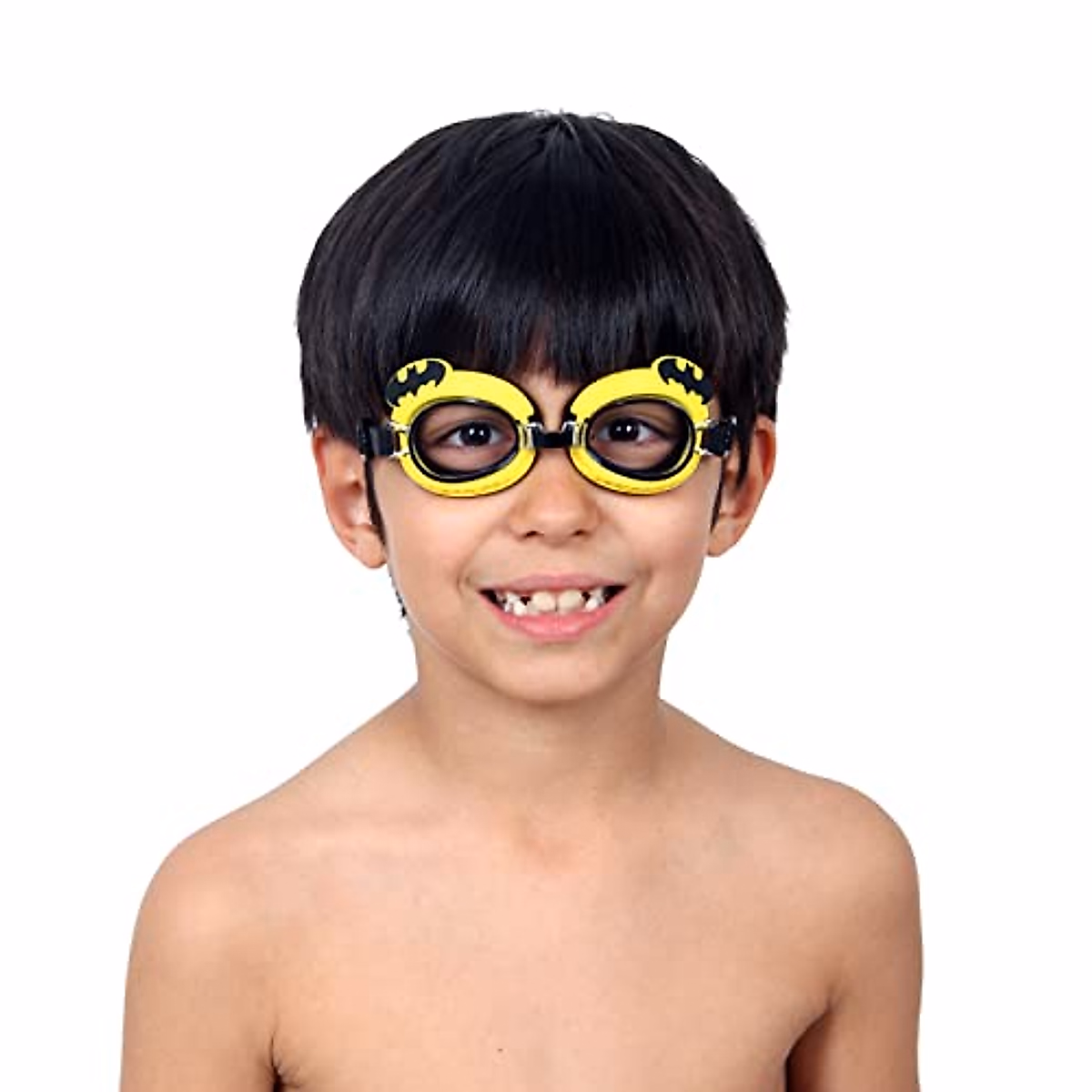 OverArm kids goggles for swimming 3-6 - Swimming Goggles for Kids under 10 (Ages 3-6) Recommended by Olympic Swimmers (Batman)