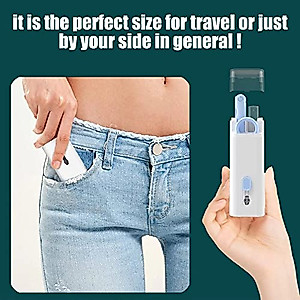 7-in-1 Airpod Cleaner Kit - Laptop Cleaner - Keyboard Cleaner kit, Portable Multifunctional Cleaning Tool for PC Monitor/Earbud/Cell Phone/Laptop/Computer/Bluetooth Earphones (Blue)