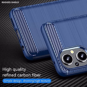 HNHYGETE for OnePlus Nord N20 5G Case, Nord N20 5G Case, Soft Silicone Slim Shockproof Anti-Fingerprint Full Protective Phone Cases for OnePlus Nord N20 5G (Blue)