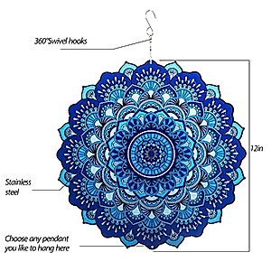 FENDISI Stainless Steel Wind Spinner- 3D Indoor Outdoor Garden Decoration Crafts Ornaments