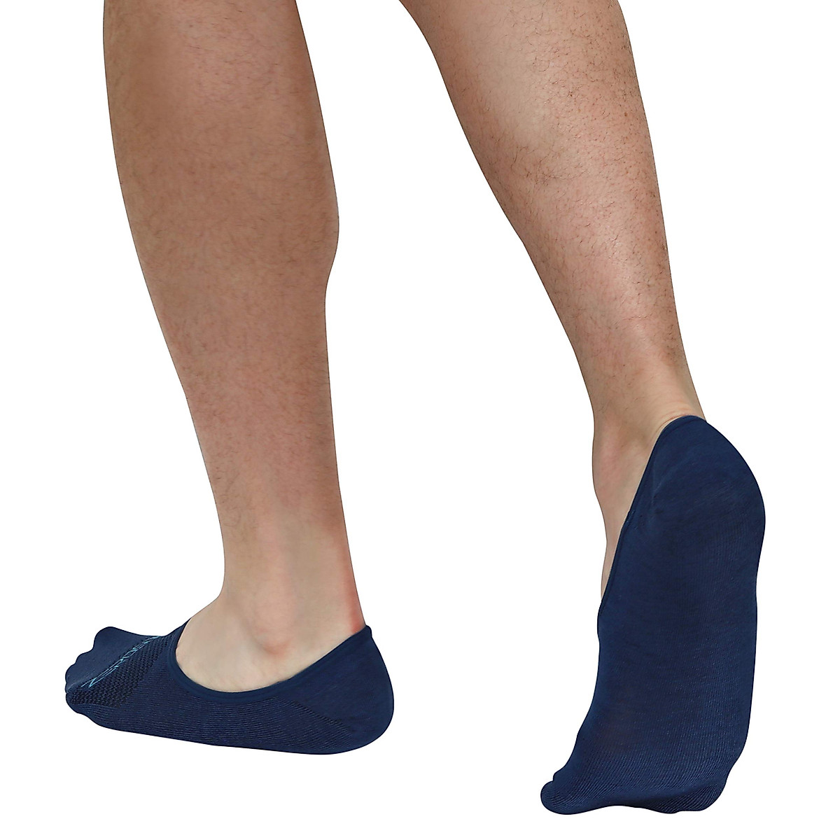 ZeroSock Bamboo Viscose Super Low Invisible Socks With Mesh Ventilation with Anti-Slip Gel Heel Grip (4 Pairs Per Box)