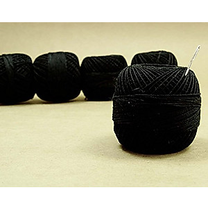 S2J Anchor Crochet Knitting Set of 10 Pcs Thread Tatting Yarn Cotton Embroidery Ball