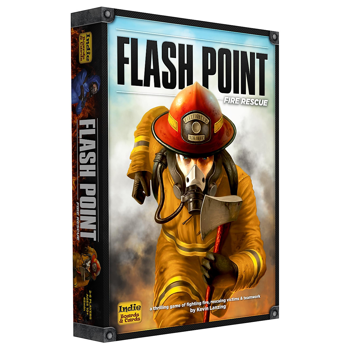 Flash Point: Fire Rescue 2nd Edition - A Thrilling Cooperative Board Game For Kids, Teens & Families to Save Lives - For 2-6 Players Ages 10+ with 30 Minute Play Time by Indie Boards & Cards