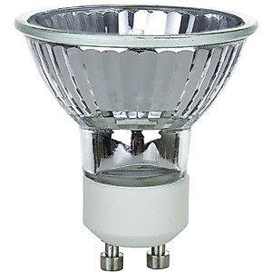 Sunlite MR16 Halogen Reflector Bulb, 35 Watt, 38° Flood, 120 Volt, 2000 Hour Life Span, Dimmable, GU10 Base, Cover Guard, 3200, ANSI FMW, Ceiling Fixtures, Track Lighting 6-Pack.