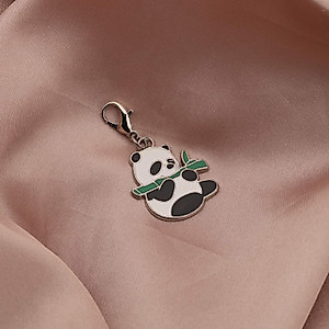 AKTAP Panda Necklace Panda Lover Gifts Infinity Y Necklace Cute Animal Panda Bear Jewelry for Mother's Day Birthday Gift BFF Jewelry