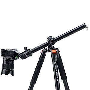 Fotopro 68 inch Camera Tripod Horizontal 360 Tripod Portable Monopod with Ball Head 16KG Load Capacity Quick Release Plate, for Travel and Work