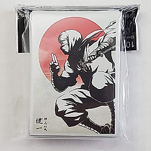 Mini Size - Kenichi - Shadow Clan Ninja - 100 Matte TCG Card Sleeves (FN7M) - Fantasy North