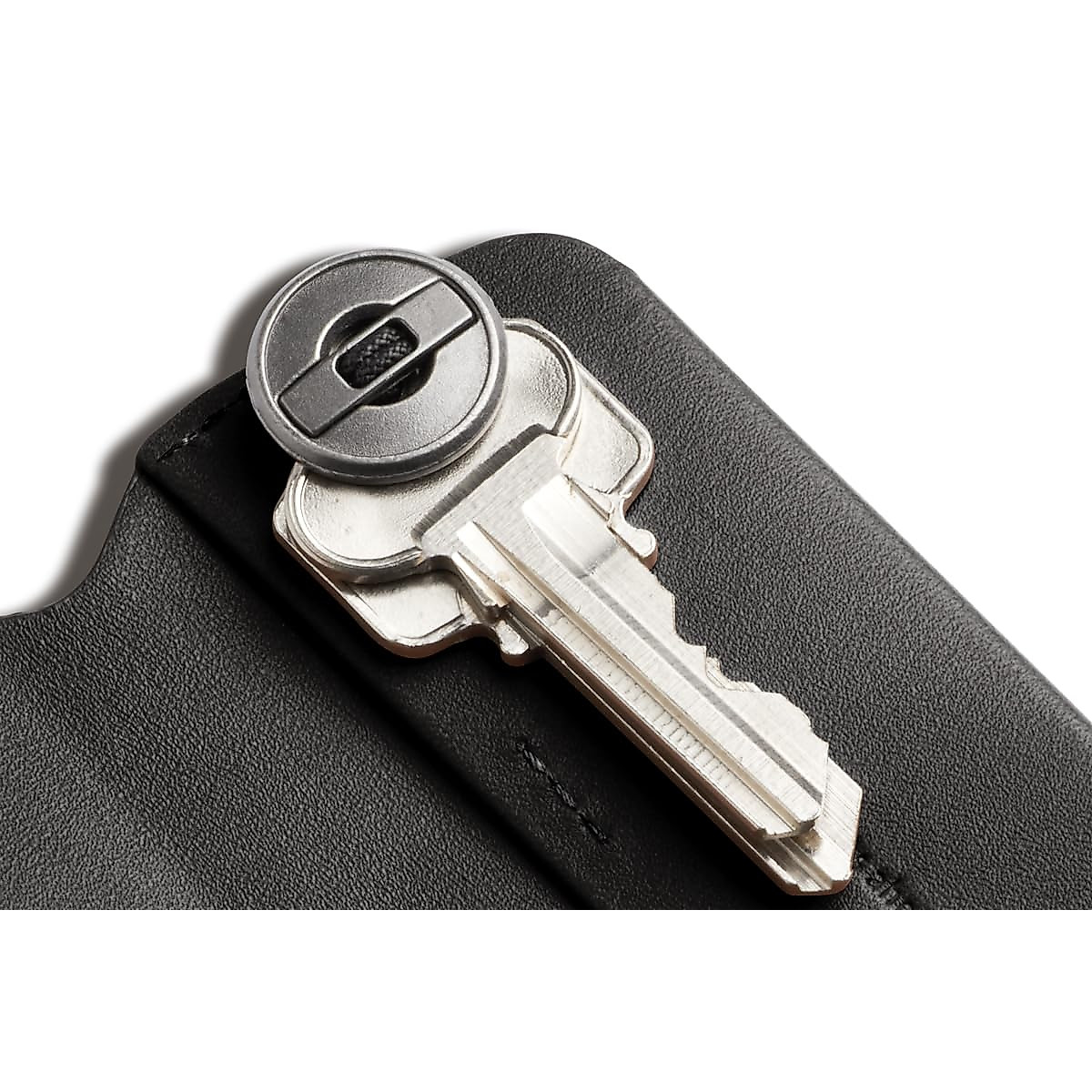 Bellroy Key Cover – Third Edition (Leather Key Holder, Holds 2 – 4 Keys) - Black