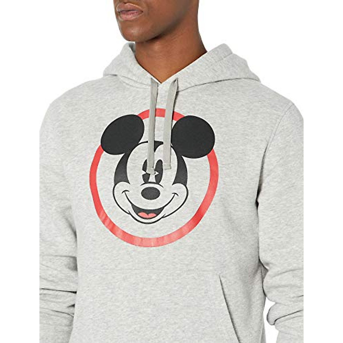 Amazon Essentials Disney | Marvel | Star Wars Men's Fleece Pullover Hoodie Sweatshirts (Available in Big & Tall), Mickey Classic, X-Large