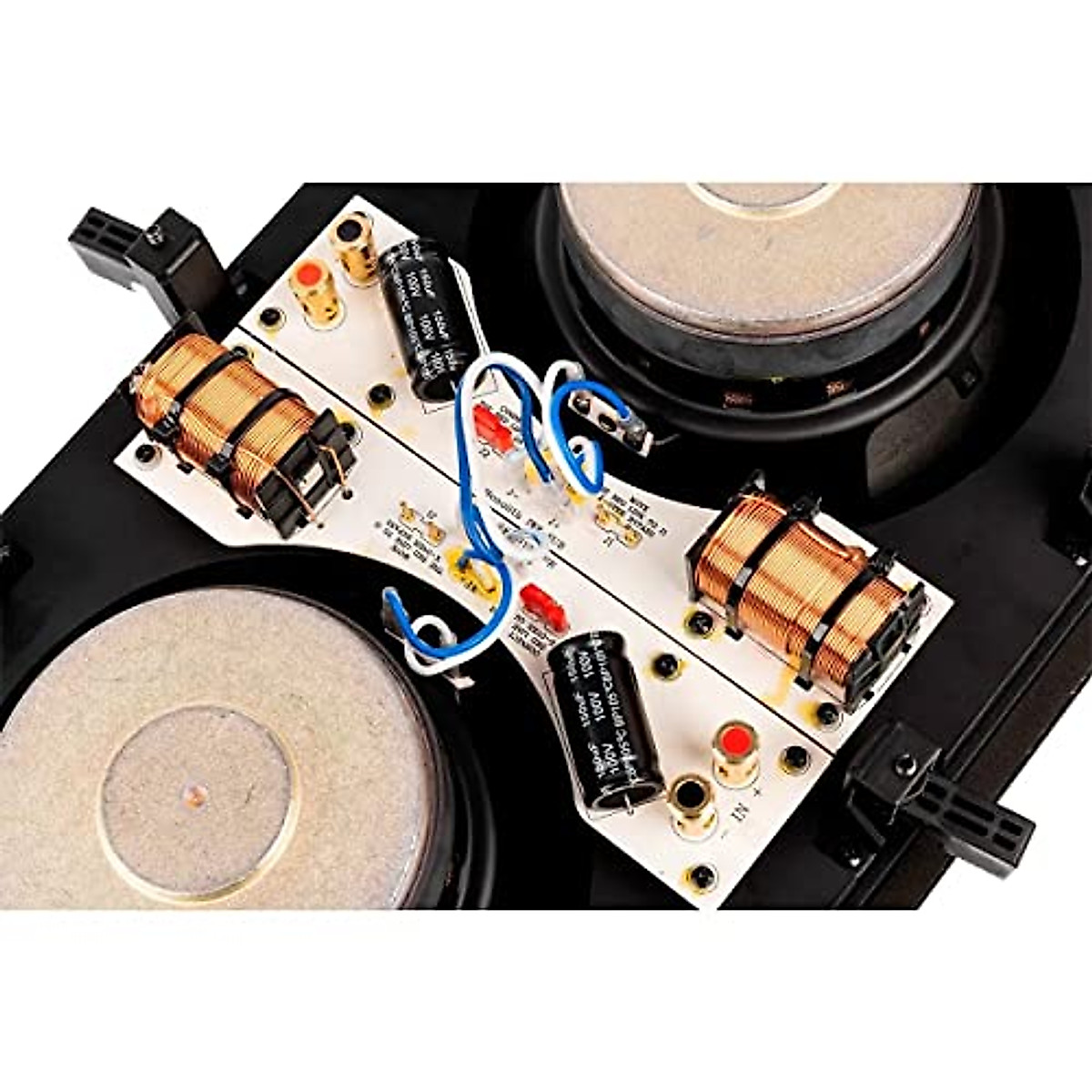 Monolith M-IWSUB82 Dual 8 inch in-Wall Subwoofer - Passive, Magnetic, Paintable Grille, Easy Install, Adds Powerful Bass to Your in Wall or in Ceiling Home Theater System