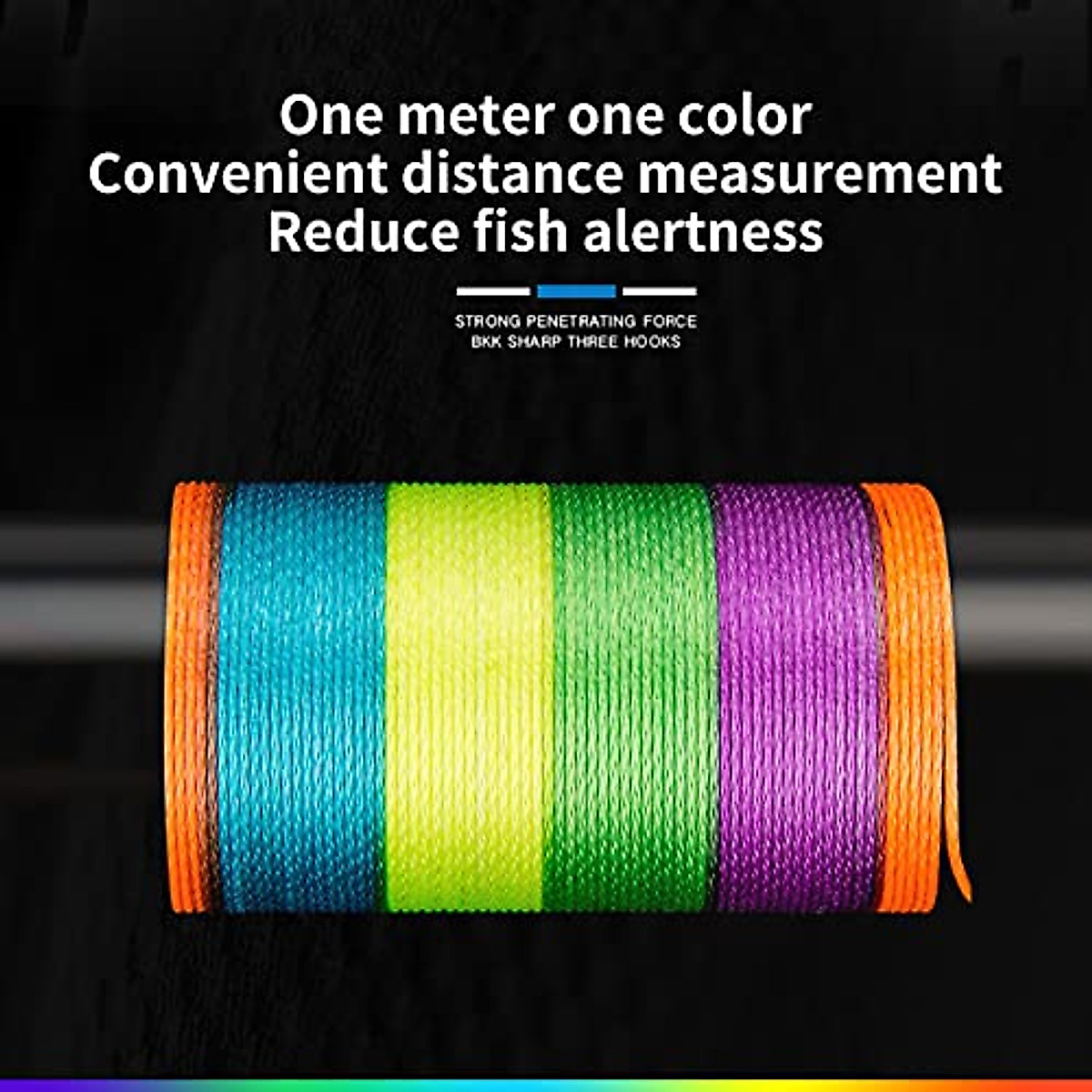 Seavey Braided Fishing Line - Abrasion Resistant - No Stretch - Super Strong -One Color One Meters - 8 Strand (25lb/0.2mm/109YDS(100m))