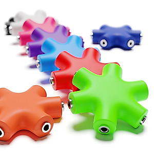 ExcelValley - Mono Patch Cable Splitter - TS 3.5mm 1/8" - Modular Synth Eurorack [Purple]