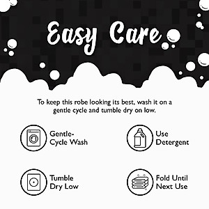 Minecraft Boys' Bathrobe, Creeper Explode, 8